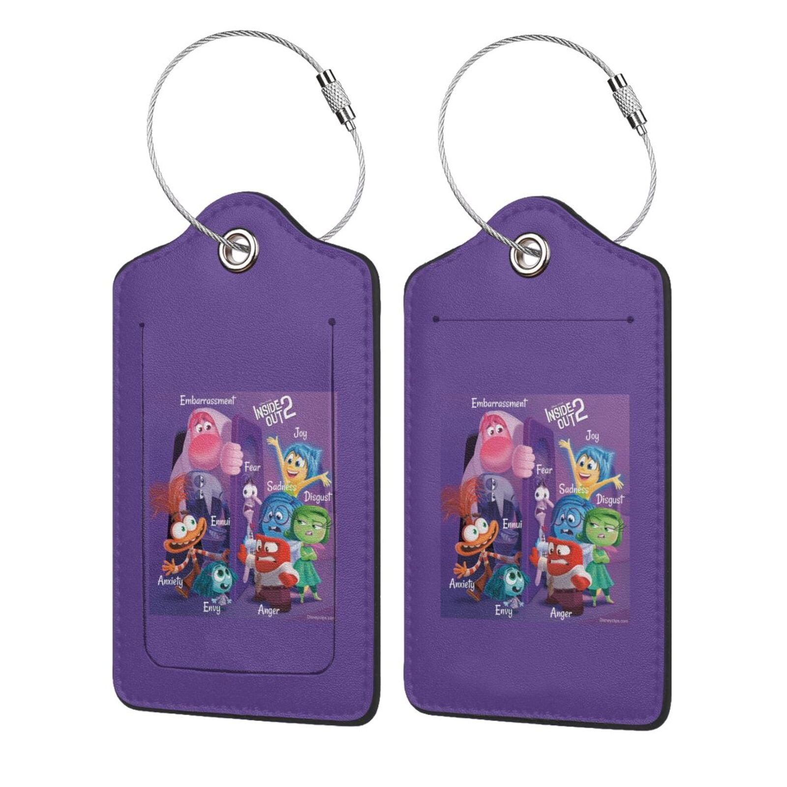 Inside Out Characters Luggage Tags for Suitcases Travel ID ...