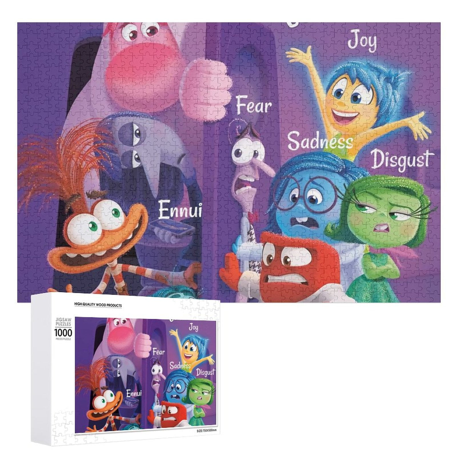 Inside Out Characters Puzzles for Adults 1000 Pieces,Challenging Puzzle ...