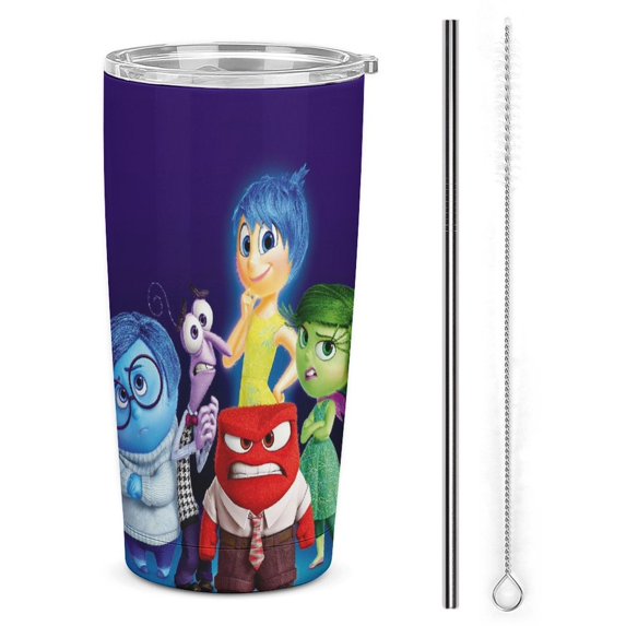 Inside Out Characters Stainless Steel Car Cup Thermal Vacuum Insulation ...