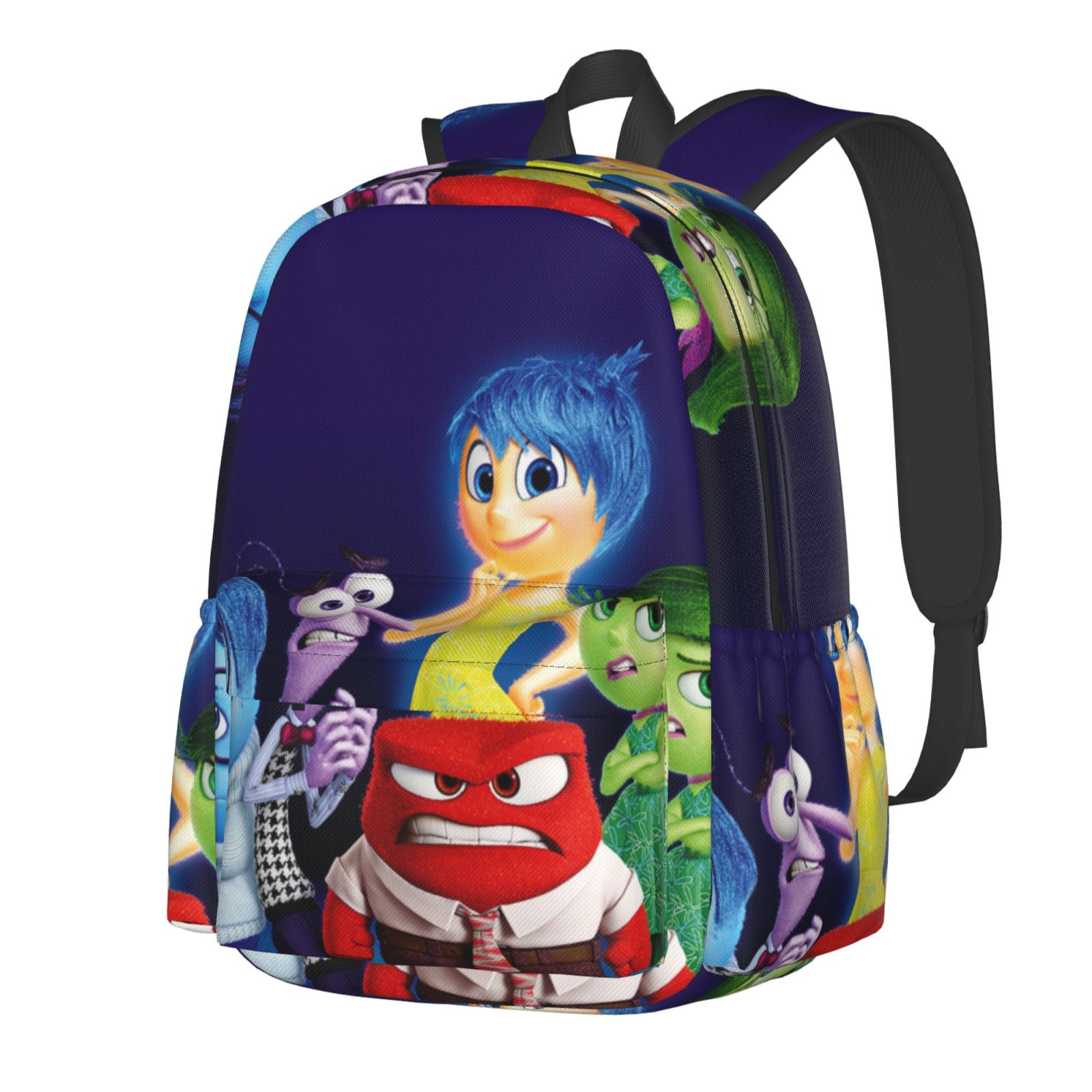 Inside Out Characters Unisex Laptop Backpack Large Capacity Daypack ...