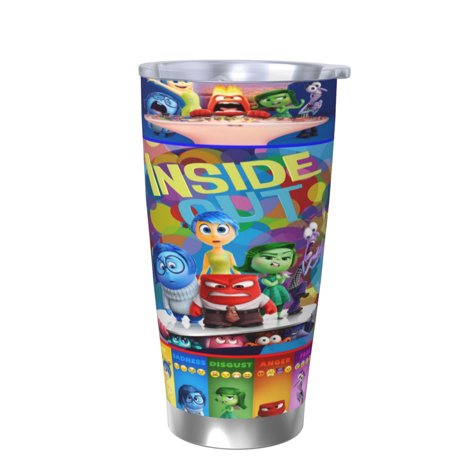 Inside Out Coffee Mug with Lid, 20 oz – Cupholder Friendly Travel ...