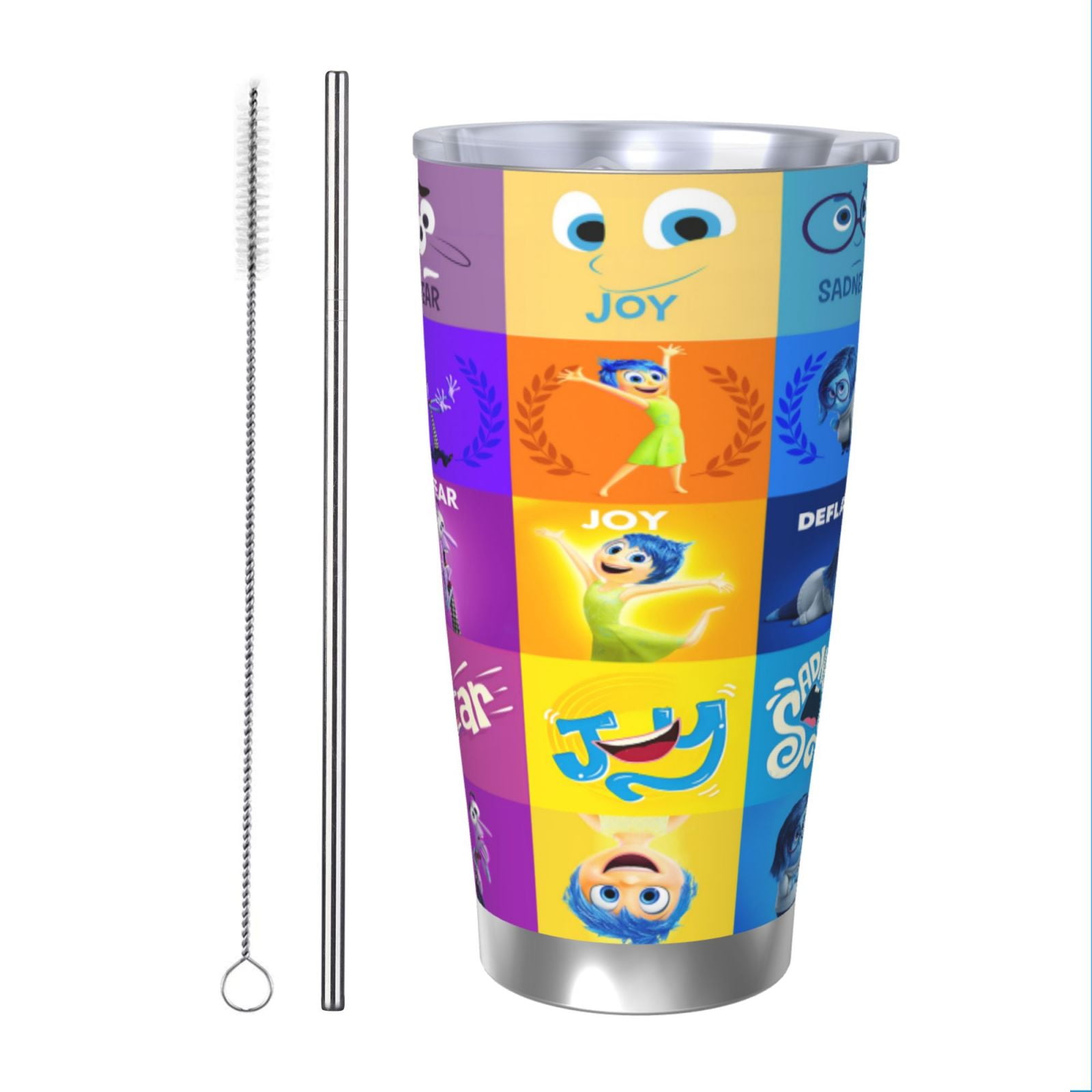 Inside Out Coffee Mug with Lid, 20 oz – Cupholder Friendly Travel ...