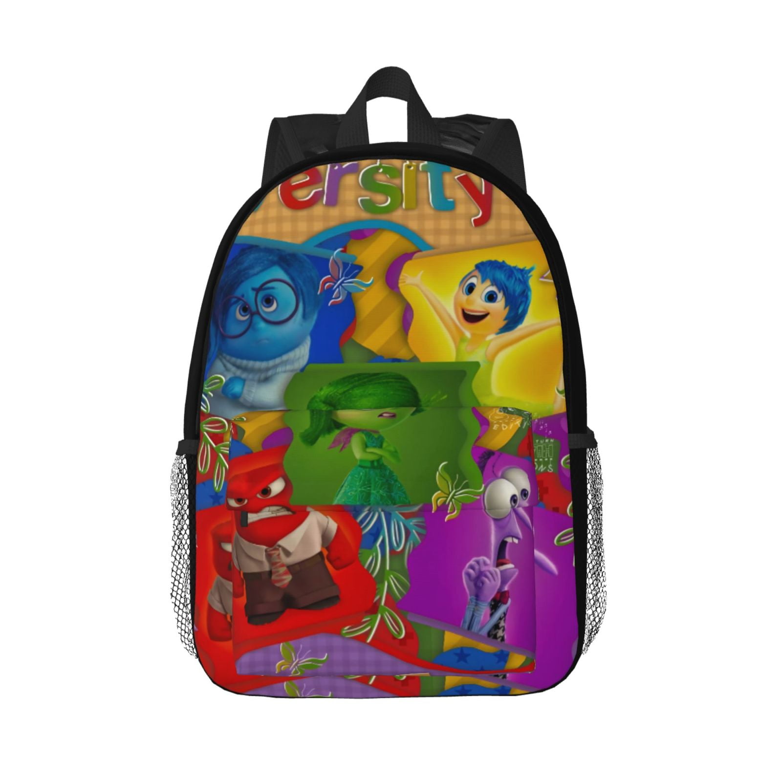 Inside Out Colorful Circle Of Emotions Backpack,Daypack Cute Cartoon ...