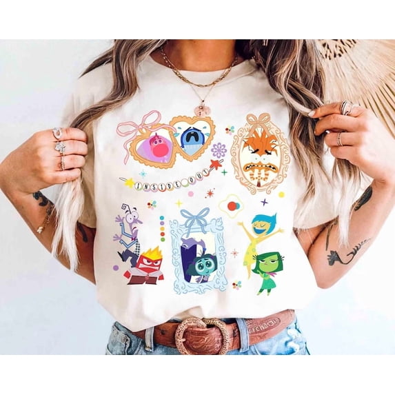 Inside-Out Coquette Bows Watercolor Core Memory Graphic Tee It’s Okay ...