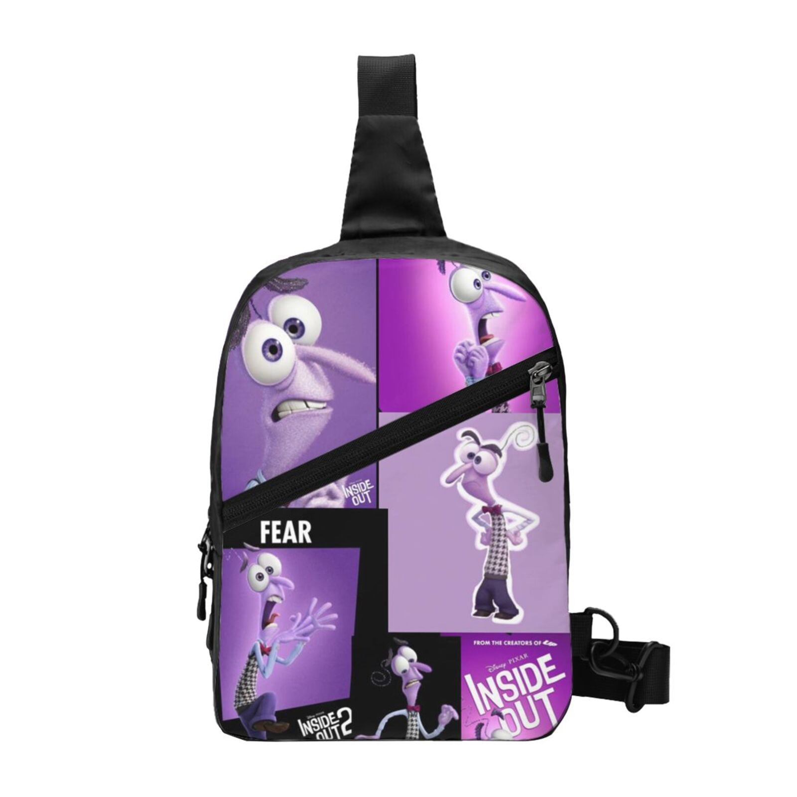 Inside Out Crossbody Bag Chest Backpack Compact Foldable Shoulder Sling Bag Chest Bag For Travel ...