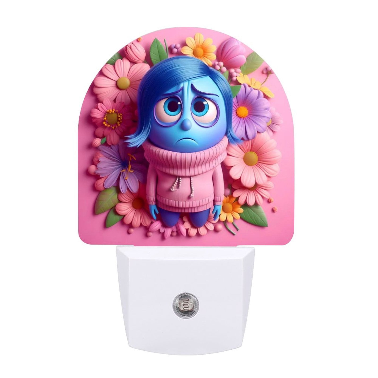 Inside Out Cute children's night light plug-in night light with sensor ...