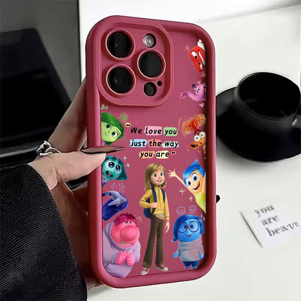Inside Out Disney Phone Case for IPhone 16 15 14 13 12 11 Pro Max Mini ...