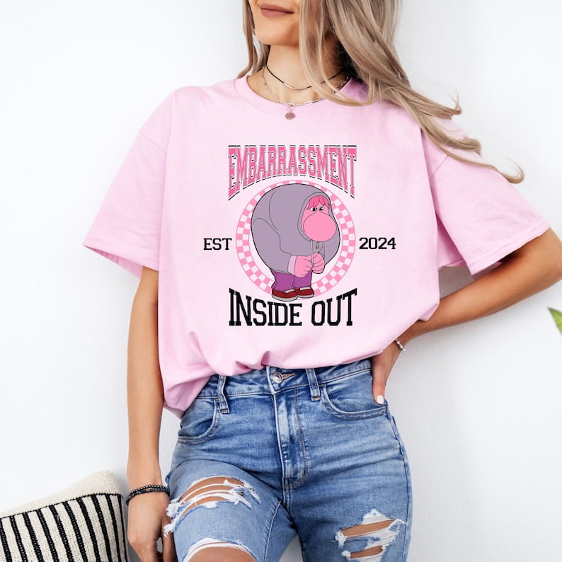 Inside Out Embarrassment Shirt, Inside Out Characters Shirts, Inside ...