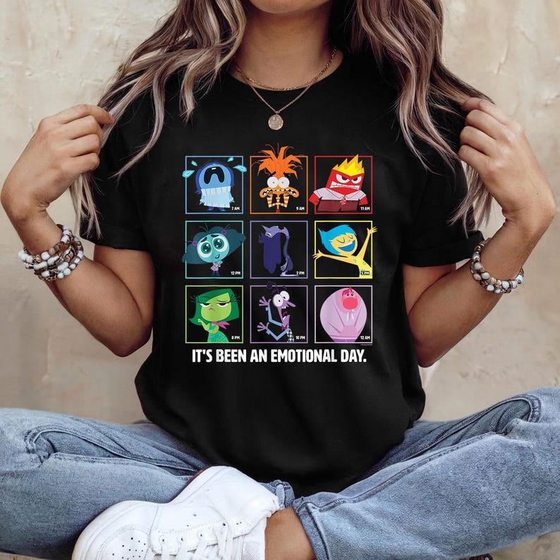 Inside-Out Emotions Graphic Tee Premium Movie Character Shirt Custom ...