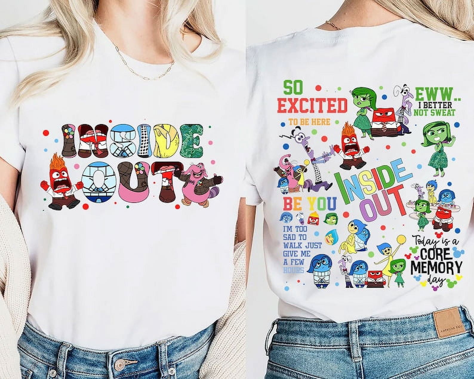 Inside Out Emotions Svg, Core Memory Day Shirt, Inside Out Characters ...