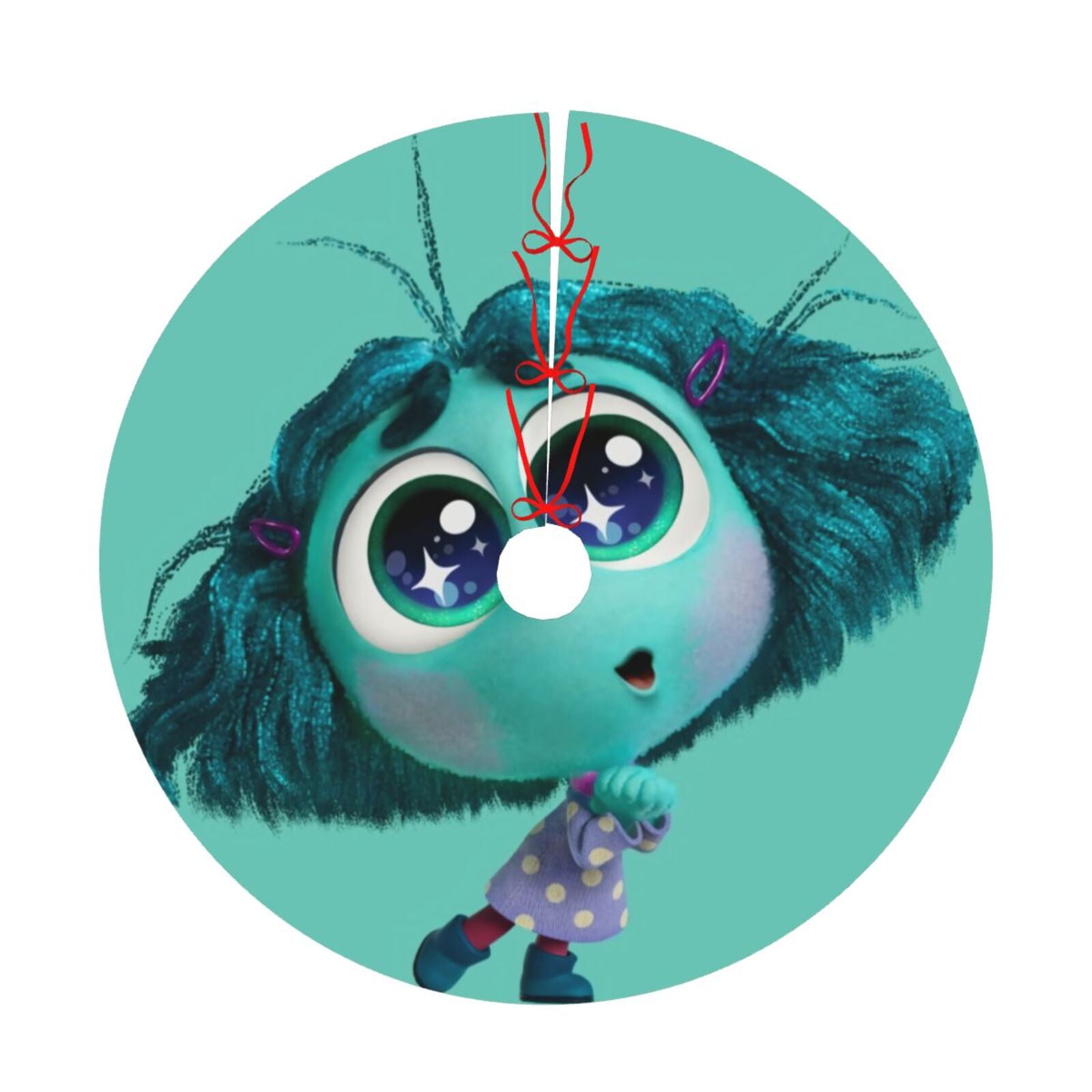 Inside Out Envy Christmas Tree Skirt 48 Inch,Soft and Funny Merry ...