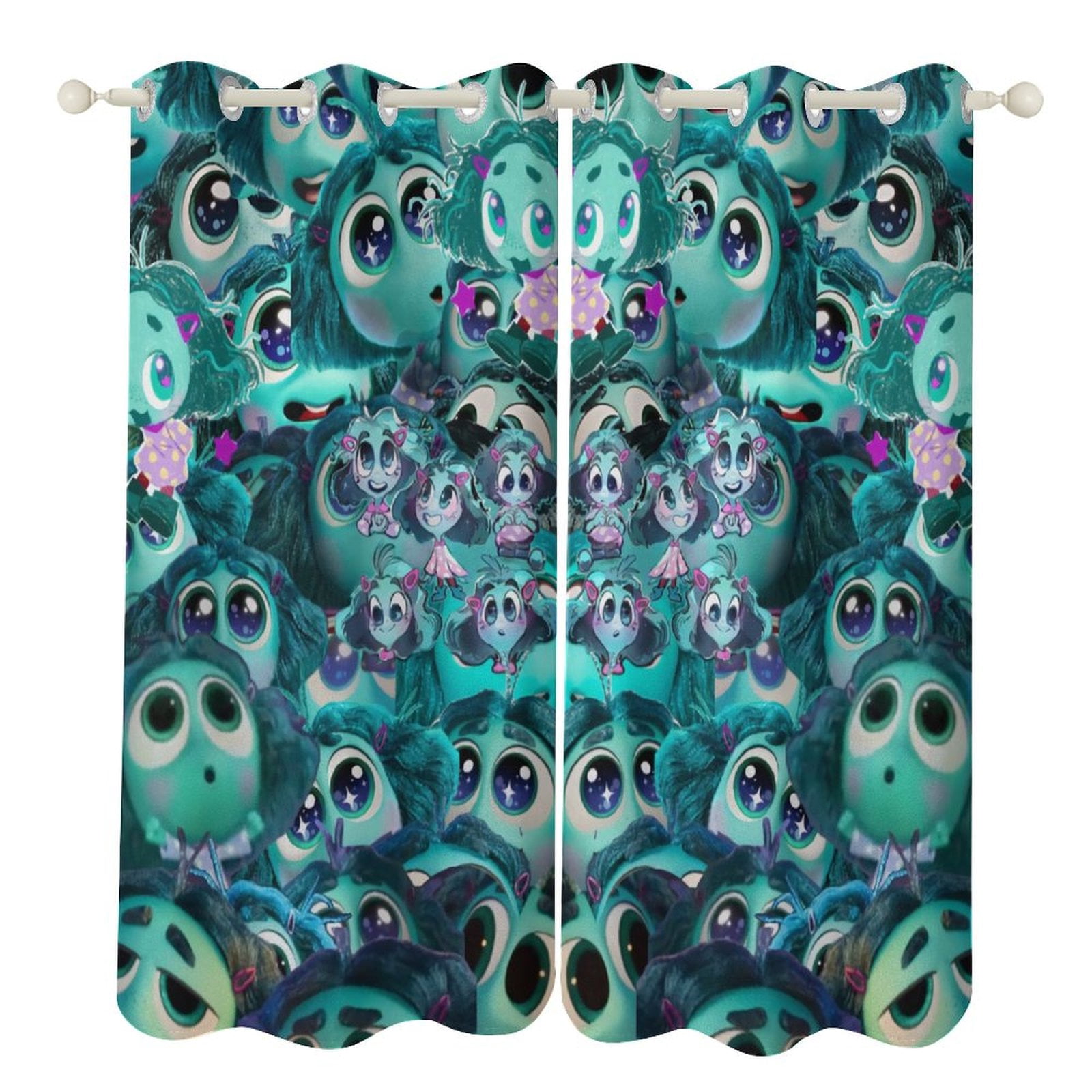 Inside Out Envy Kids Curtains 52 X 84 Inch,Cartoon Blackout Curtains ...