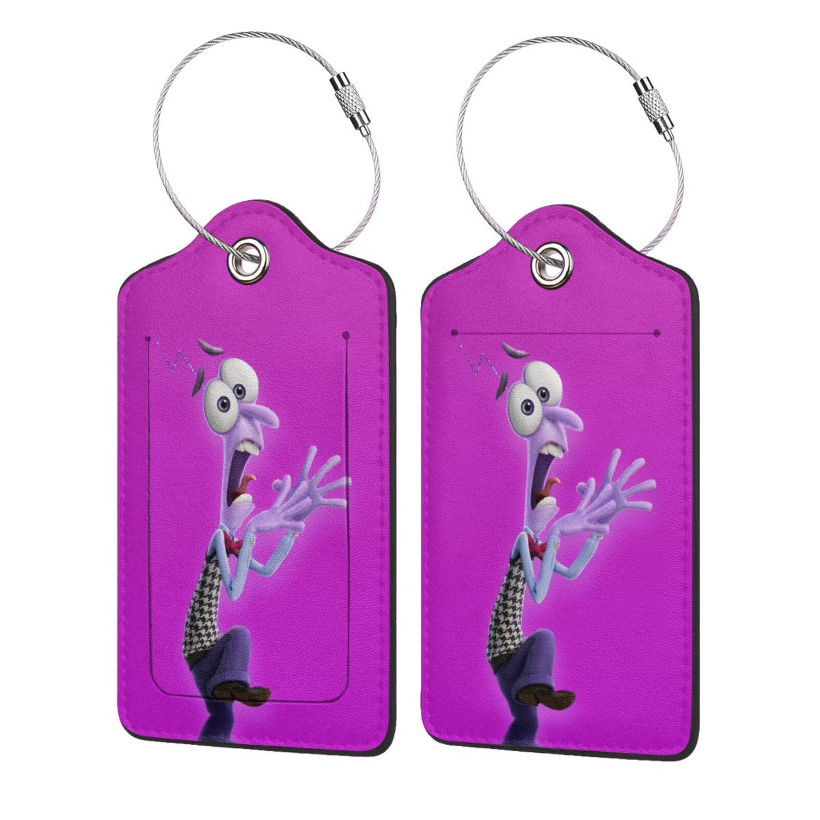 Inside Out Fear Luggage Tags for Suitcases Travel ID Identification ...