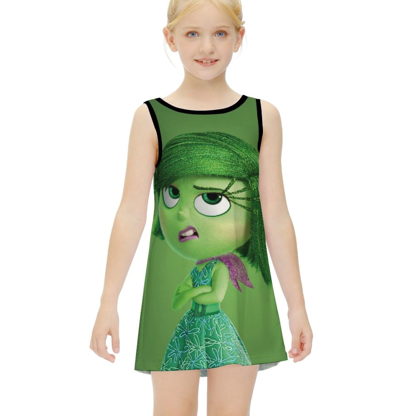 Inside Out Film Children's Sleeveless Dress 3D Printed Classical Casual ...