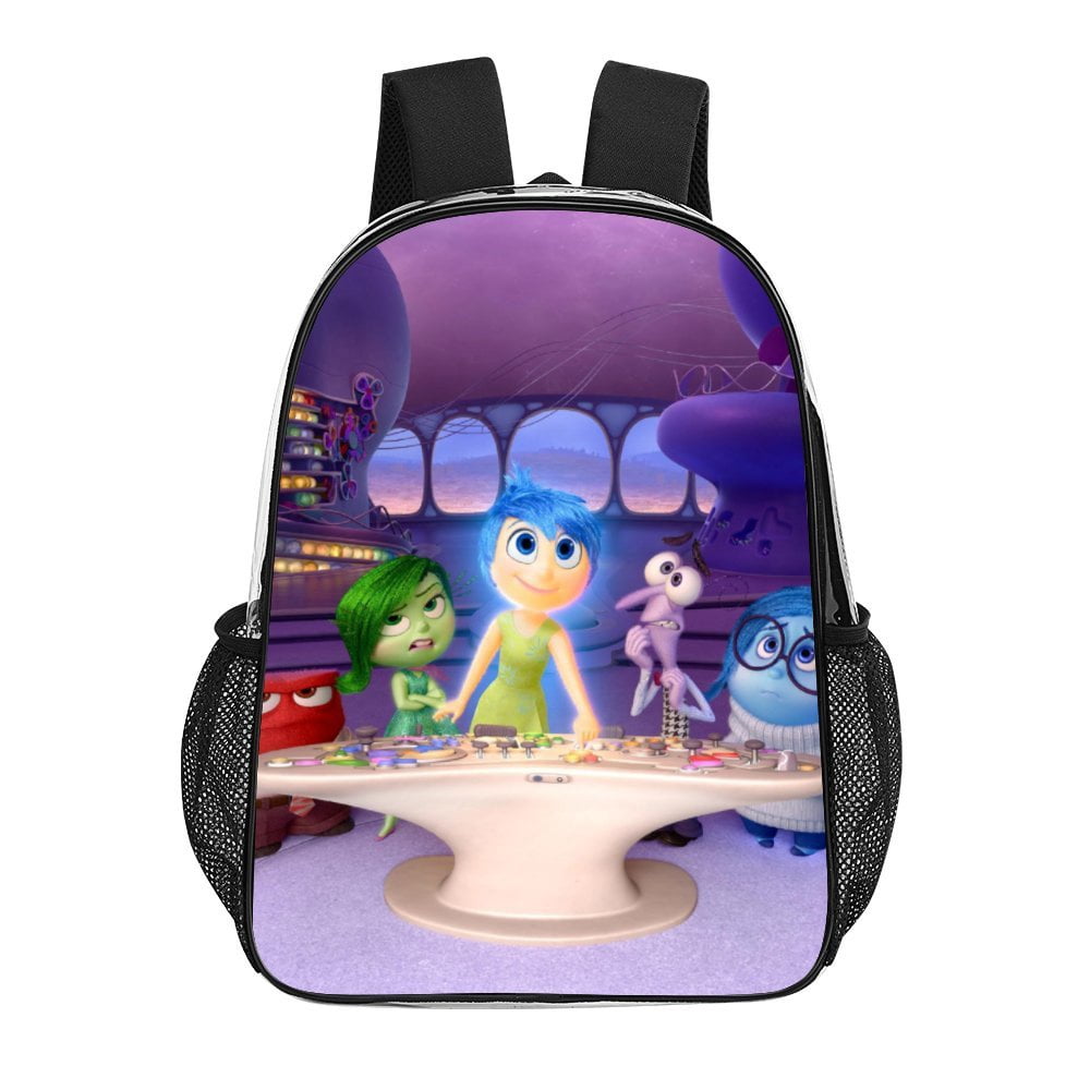 Inside Out Film Clear Backpack 17 Inch Transparent Bag Laptop Daypack ...