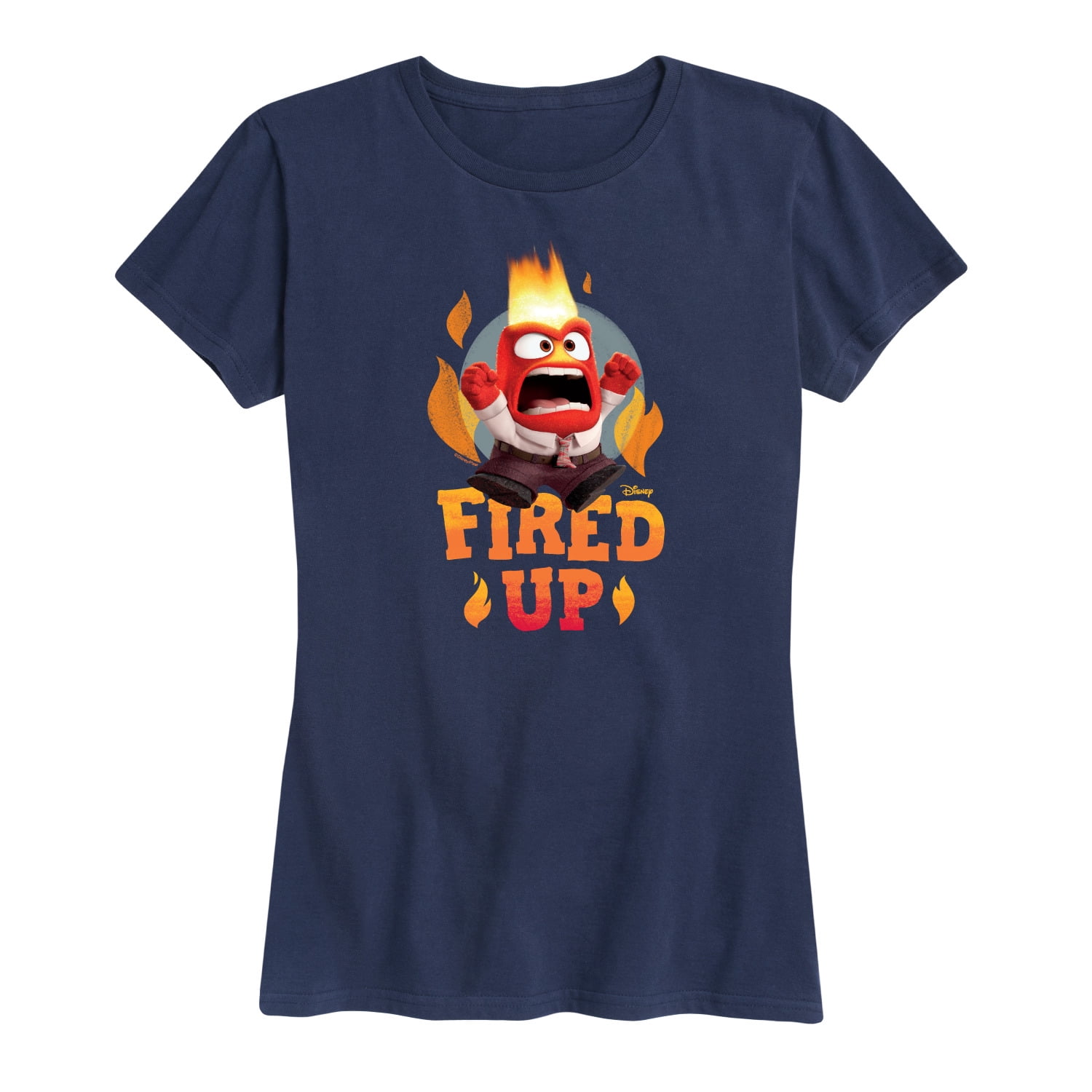 Inside Out - Fired Up - Women's Short Sleeve Graphic T-Shirt - Walmart.com