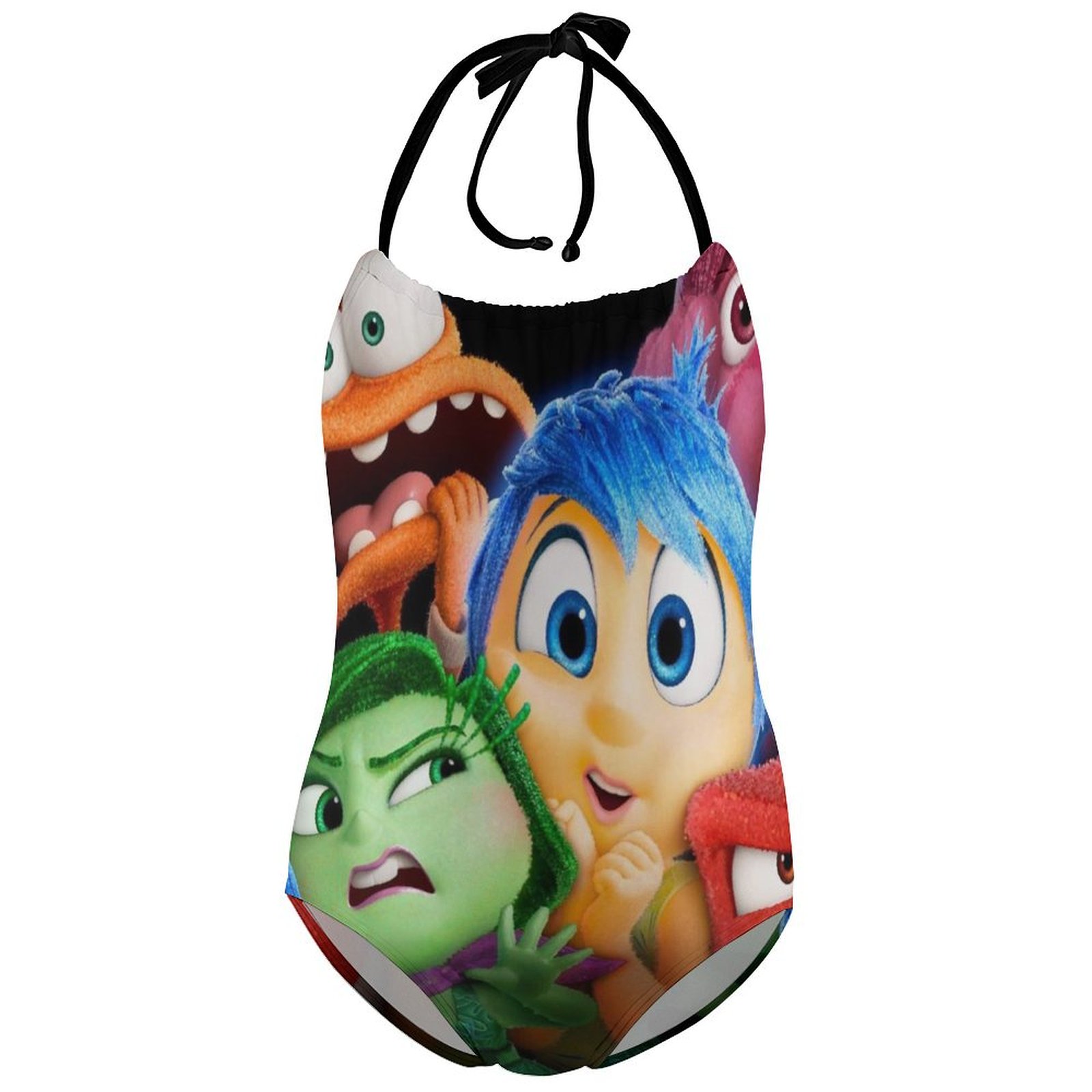 Inside Out Girl's One-Piece Swimsuit Bathing Suit Soft Stretchy ...