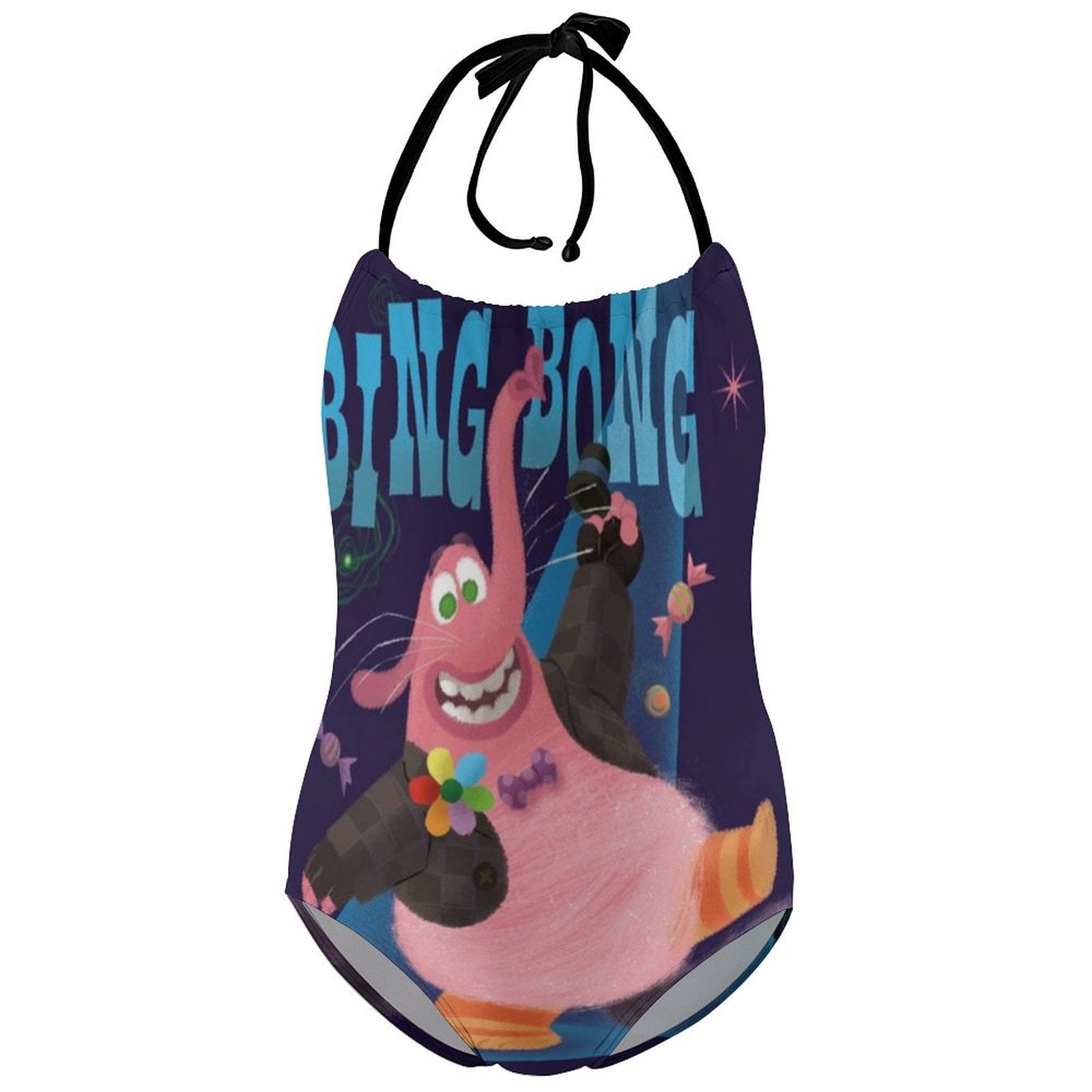 Inside Out Girl's One-Piece Swimsuit Bathing Suit Soft Stretchy ...