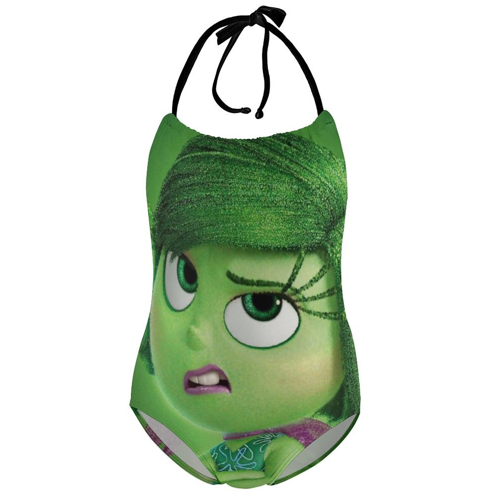 Inside Out Girl's One-Piece Swimsuit Bathing Suit Soft Stretchy ...