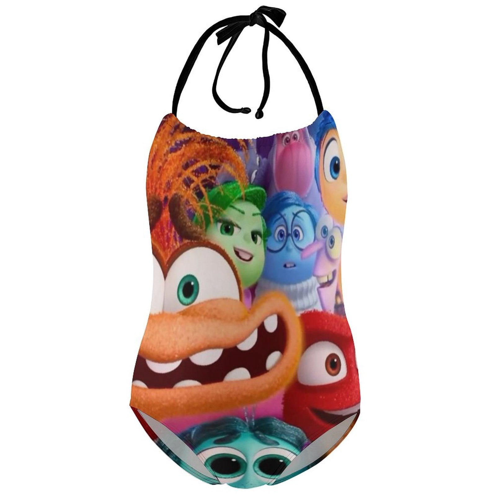 Inside Out Girl's One-Piece Swimsuit Bathing Suit Soft Stretchy ...