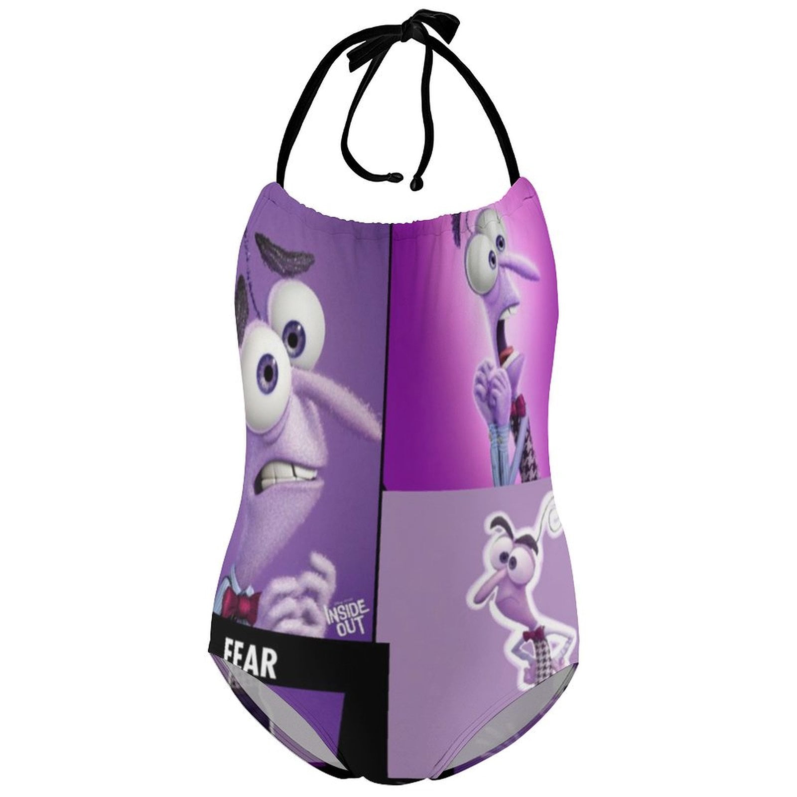 Inside Out Girl's One-Piece Swimsuit Bathing Suit Soft Stretchy ...
