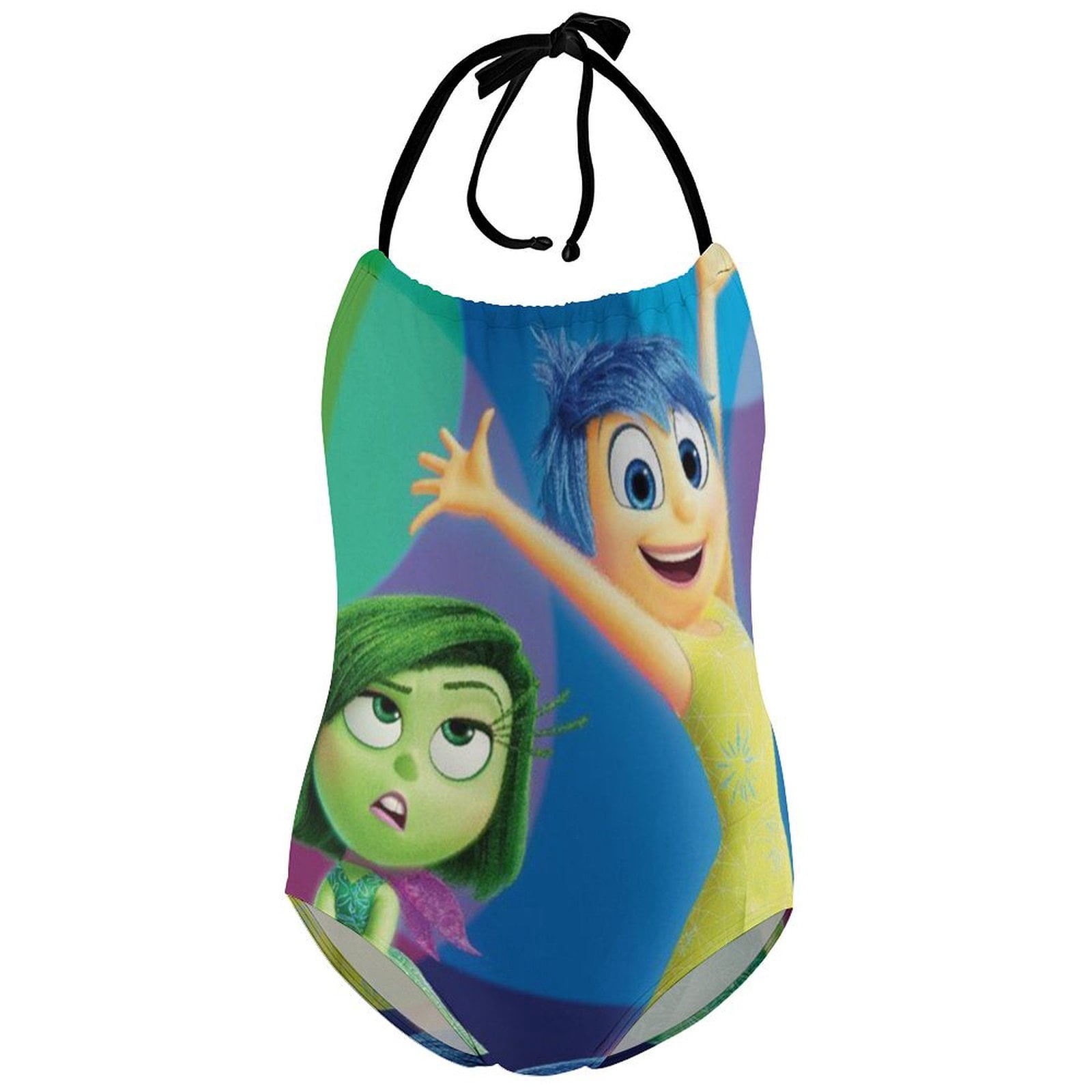 Inside Out Girl's One-Piece Swimsuit Bathing Suit Soft Stretchy ...