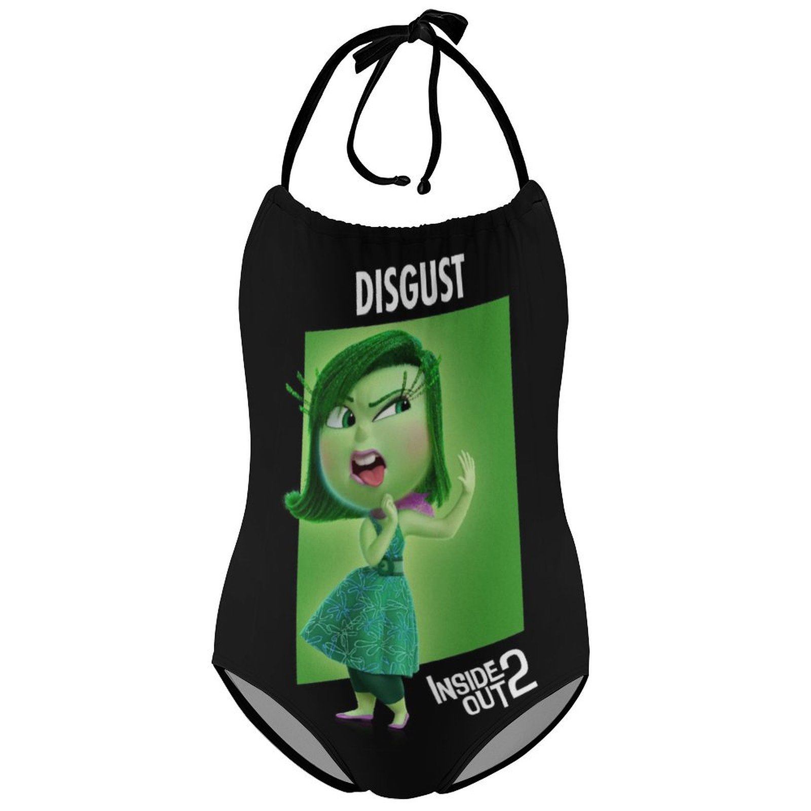 Inside Out Girl's One-Piece Swimsuit Bathing Suit Soft Stretchy ...