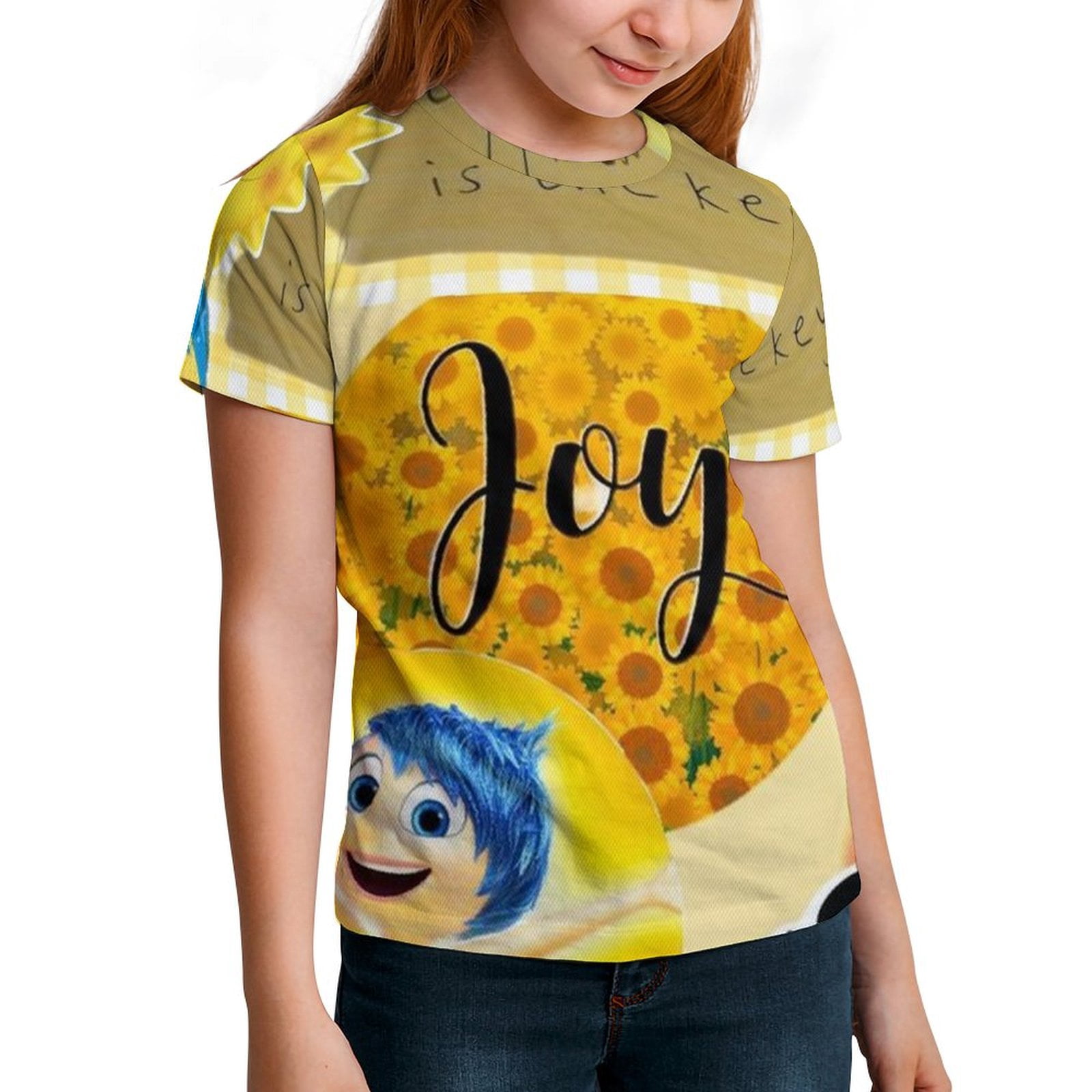 Inside Out Girls Short Sleeve T-Shirt 160CM - Walmart.com