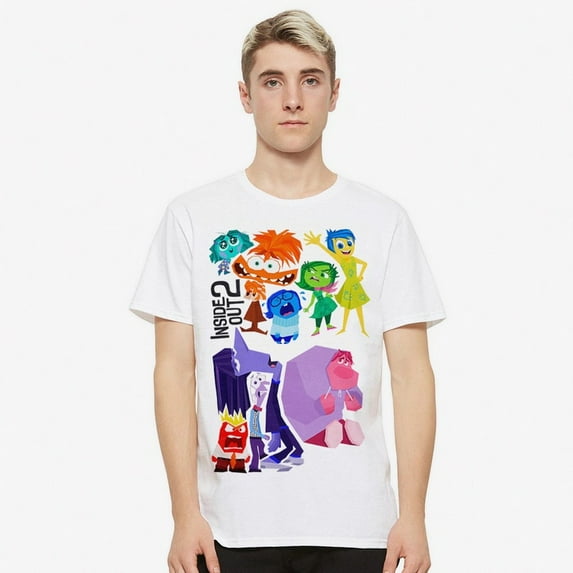 Inside-Out Graphic Tee Movie Fan Shirt Core Emotions Inspired Movie T ...