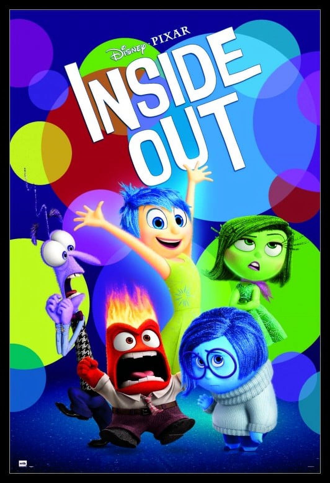Inside Out Group Laminated & Framed Poster (24 x 36) - Walmart.com