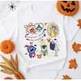 Inside-Out Halloween Characters Graphic Tee Coquette Bow Locket Movie ...