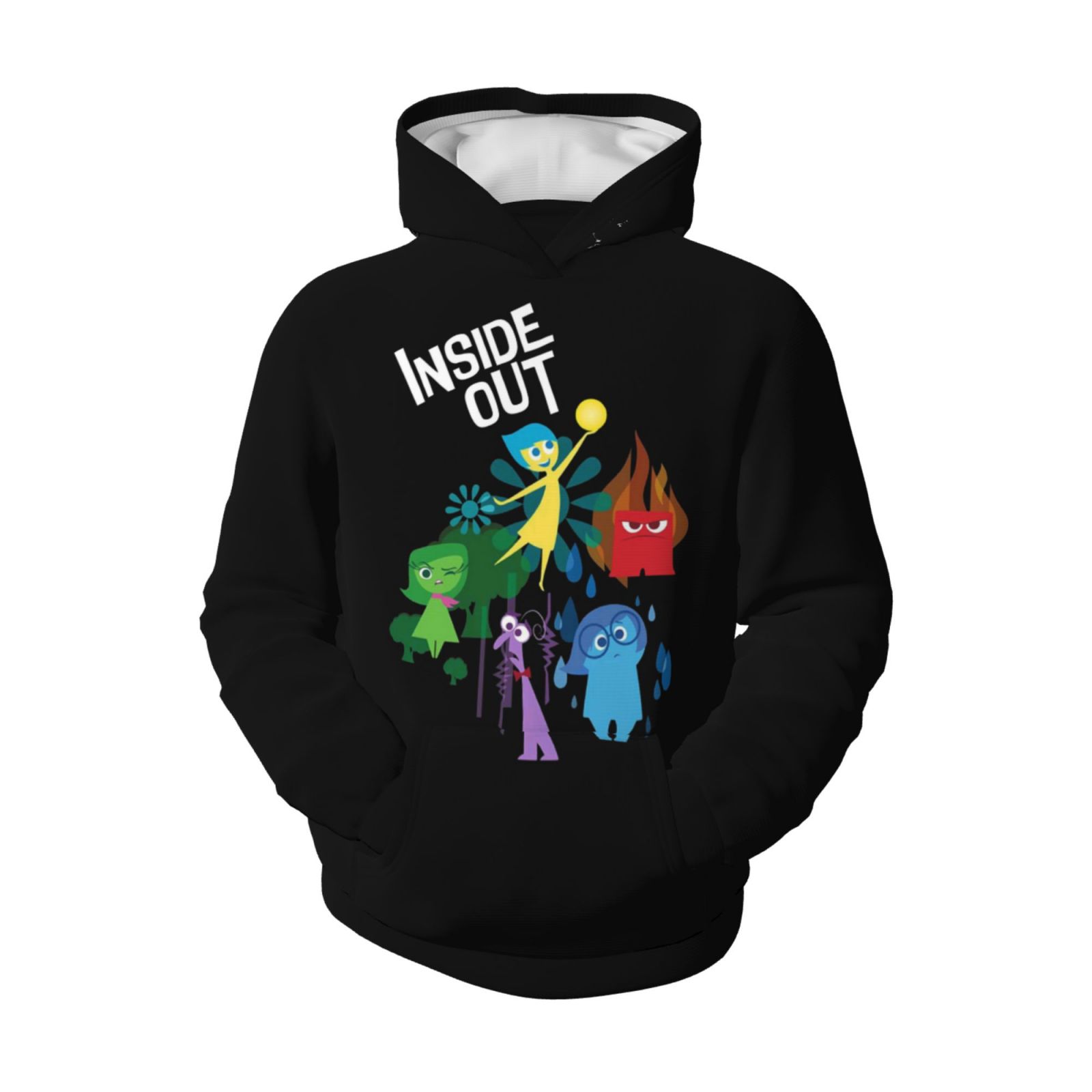 Inside Out Hoodies, Unisex Pullover Hoodie, 3D Printed Sweatshirt ...