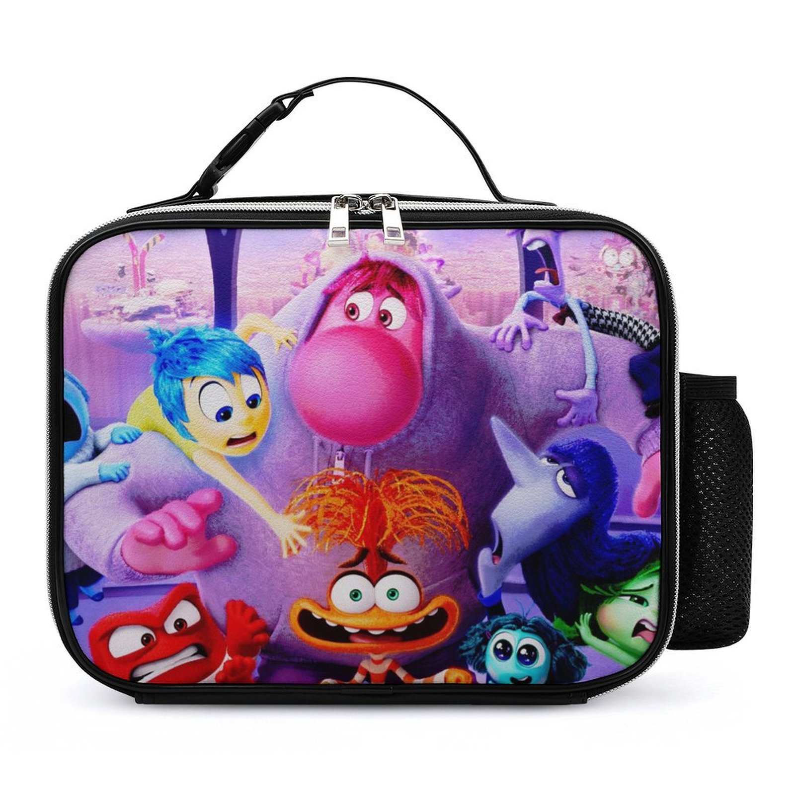 Inside Out Insulated Portable Lunch Bag Leather Detachable Lunchbag ...