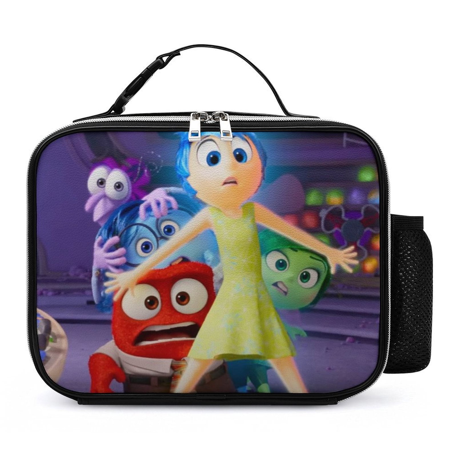 Inside Out Insulated Portable Lunch Bag Leather Detachable Lunchbag ...