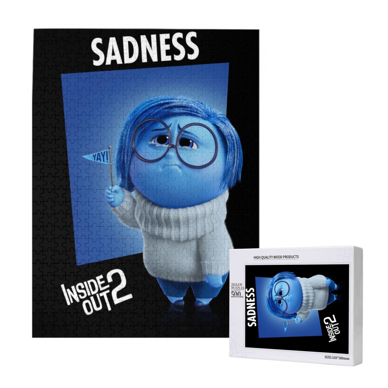 Inside Out Jigsaw Puzzle 300 500 1000 Piece Colorful Puzzles Gifts for ...