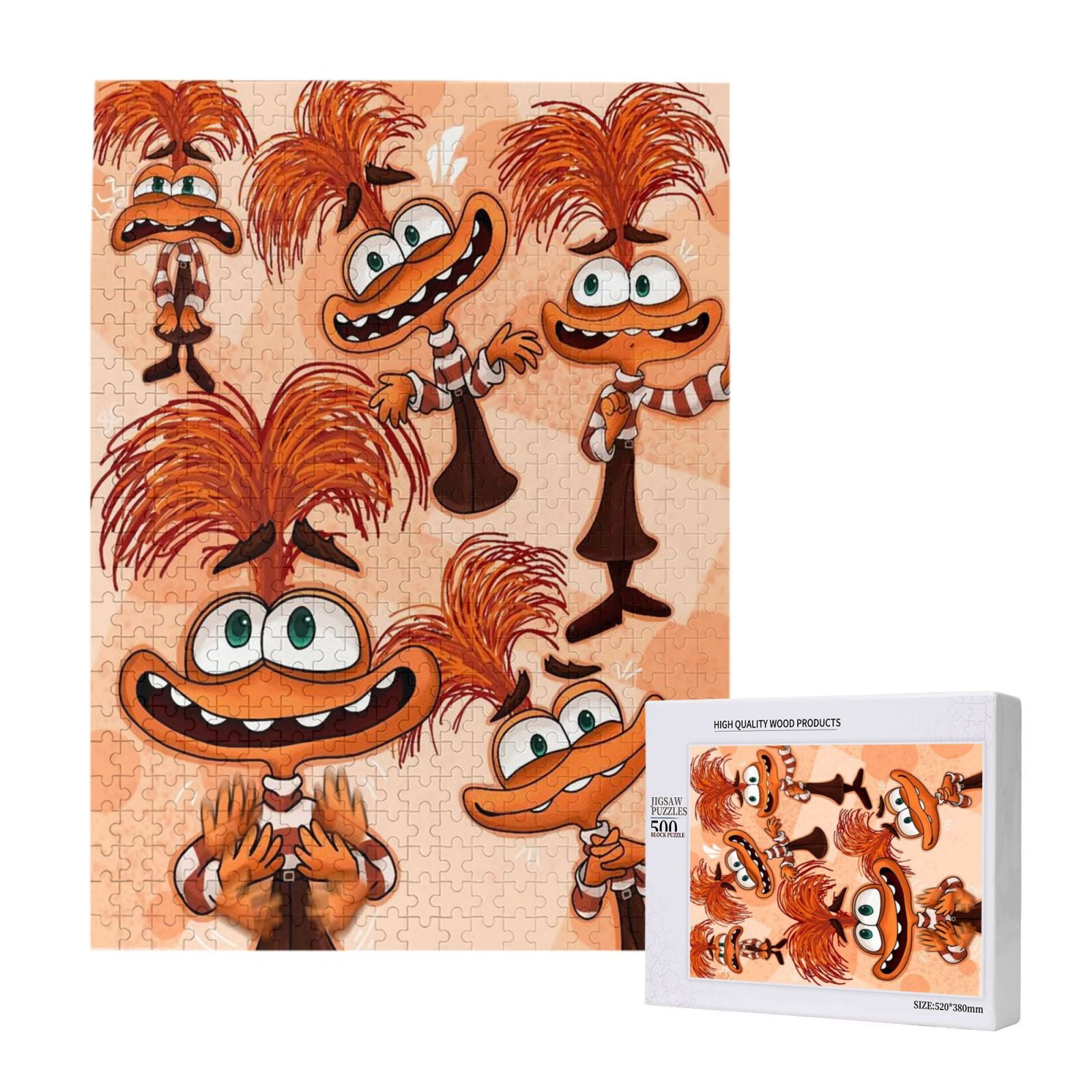 Inside Out Jigsaw Puzzle Interactive Brain Teaser Board Game for Adults ...