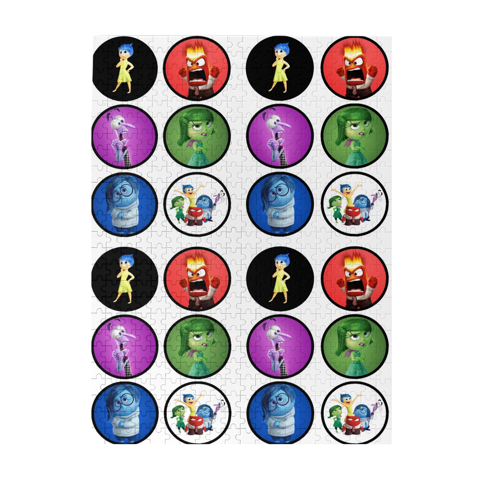 Inside Out Jigsaw Puzzle for Kids Adults 300 Piece Challenging Wooden ...