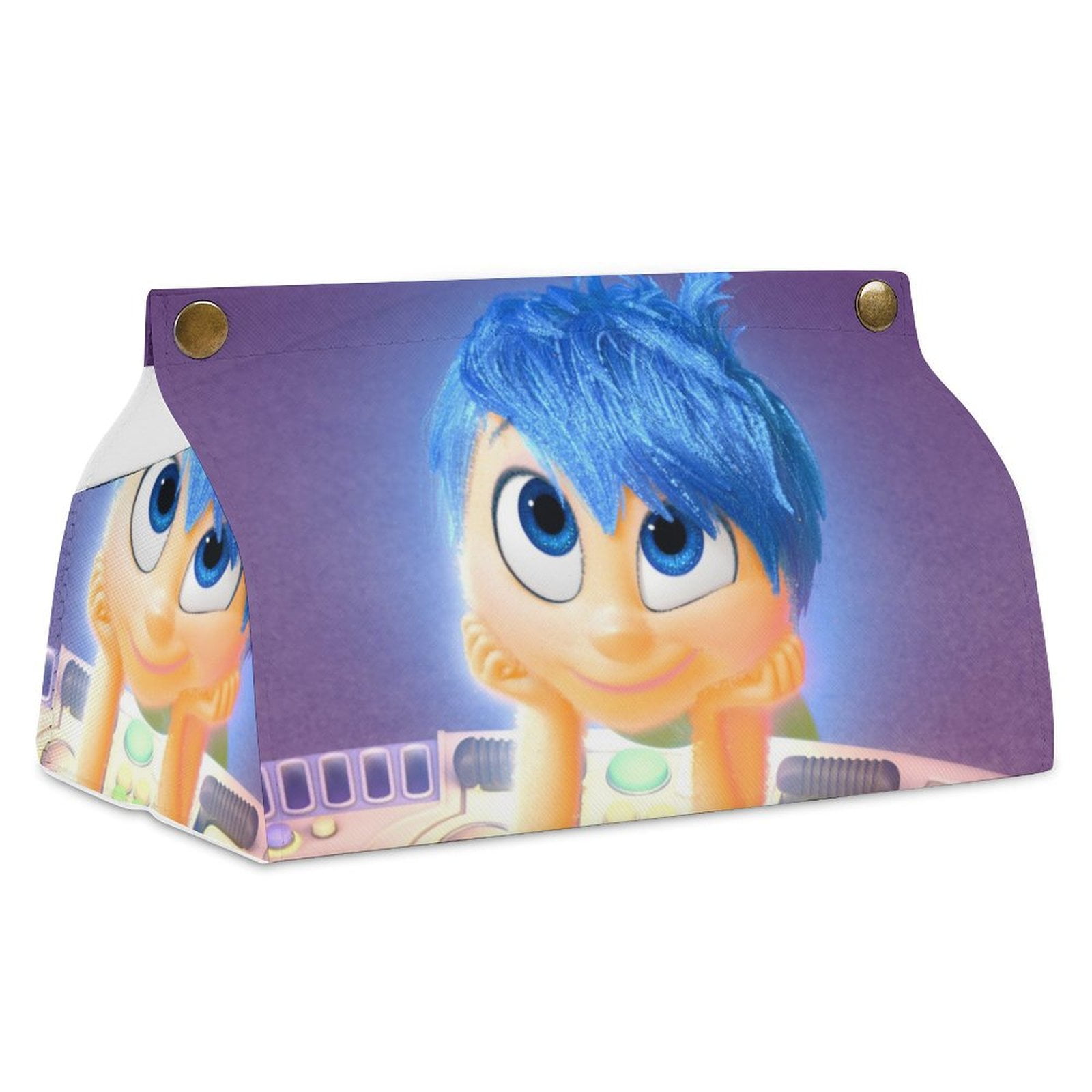 Inside Out Joy Tissue Box Cover PU Tissue Paper Case Pouch Holder Bag ...