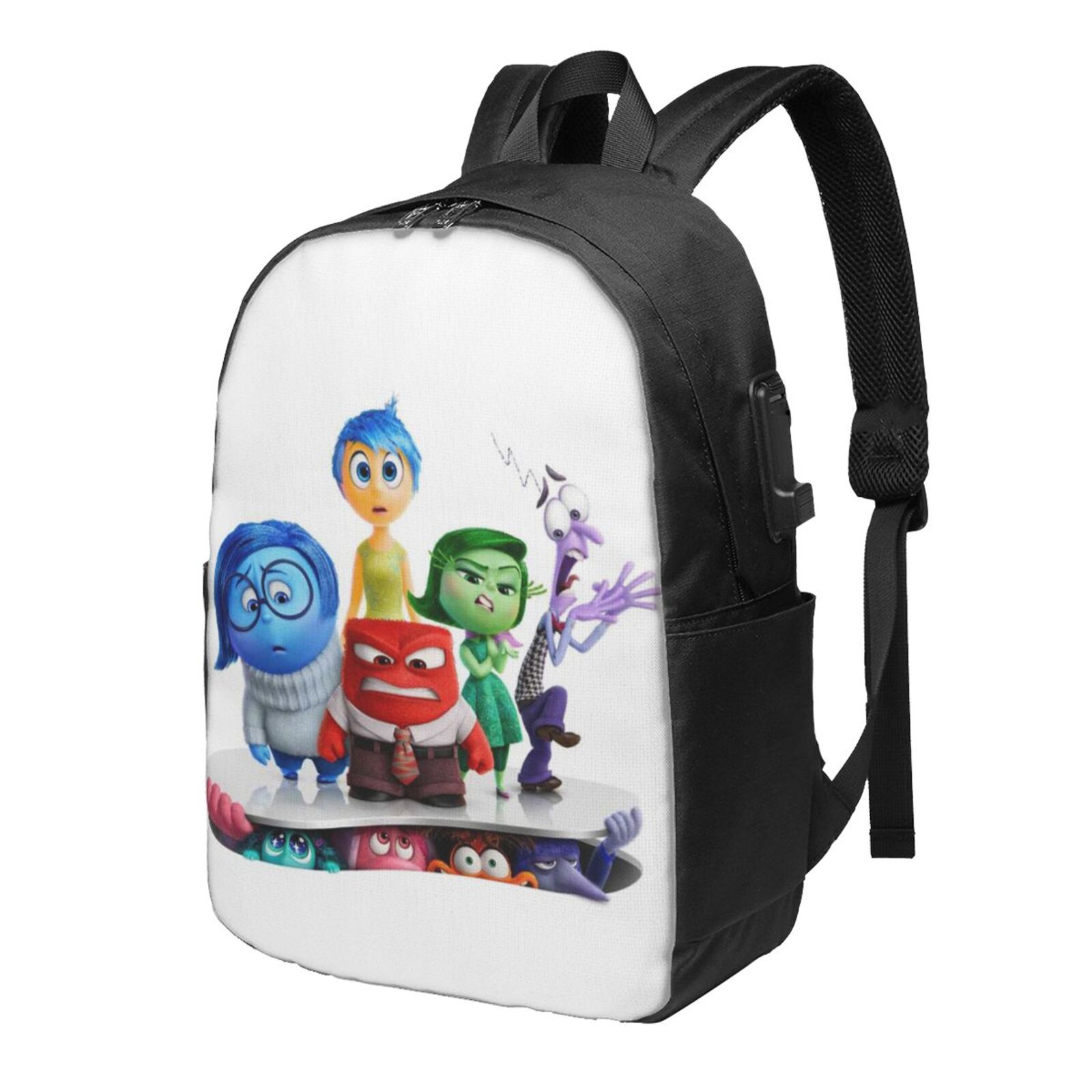 Inside Out Laptop Backpack With Usb Charging Port Travel Backpack ...