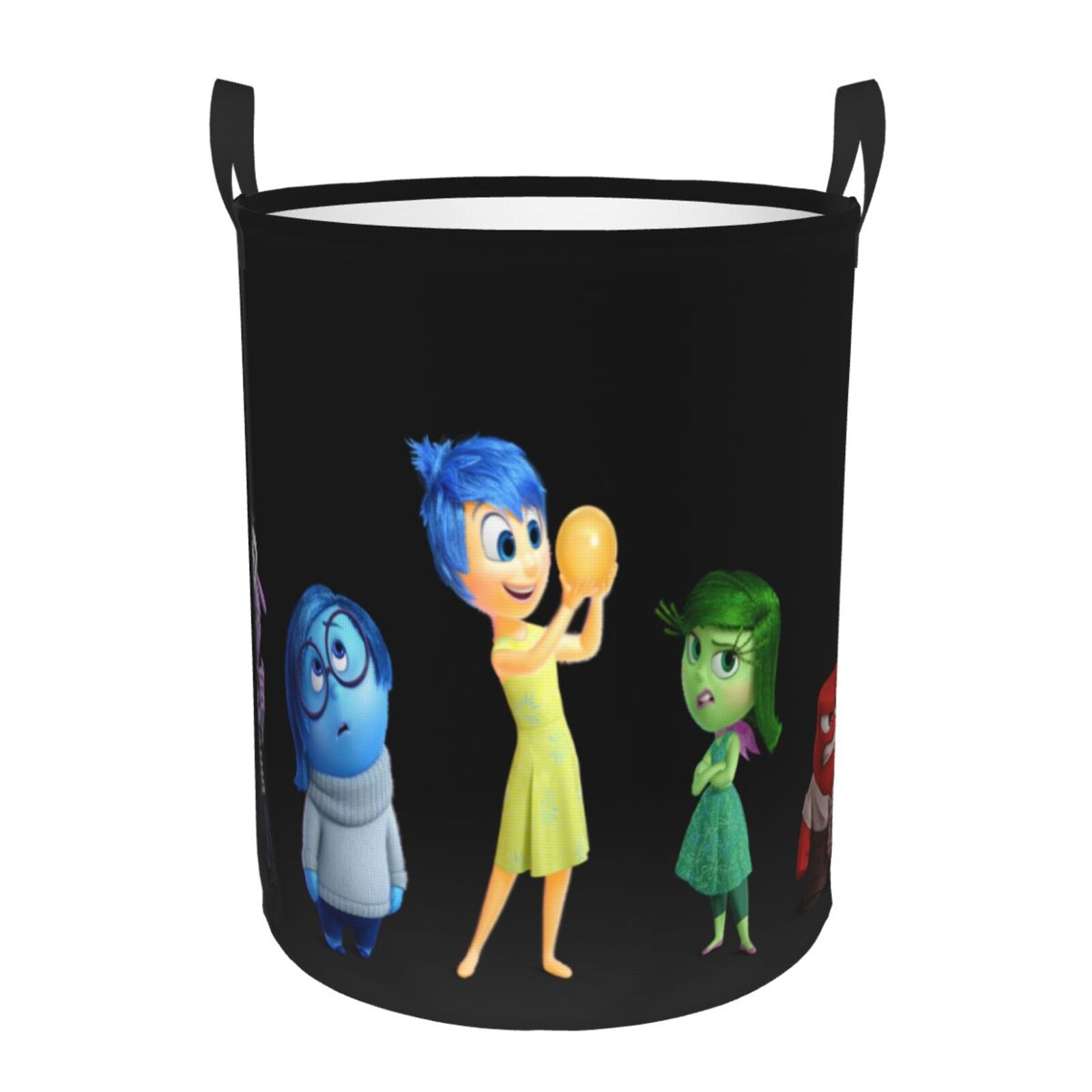 Inside Out Laundry Hamper Baskets Bags Foldable with Handles, Round ...