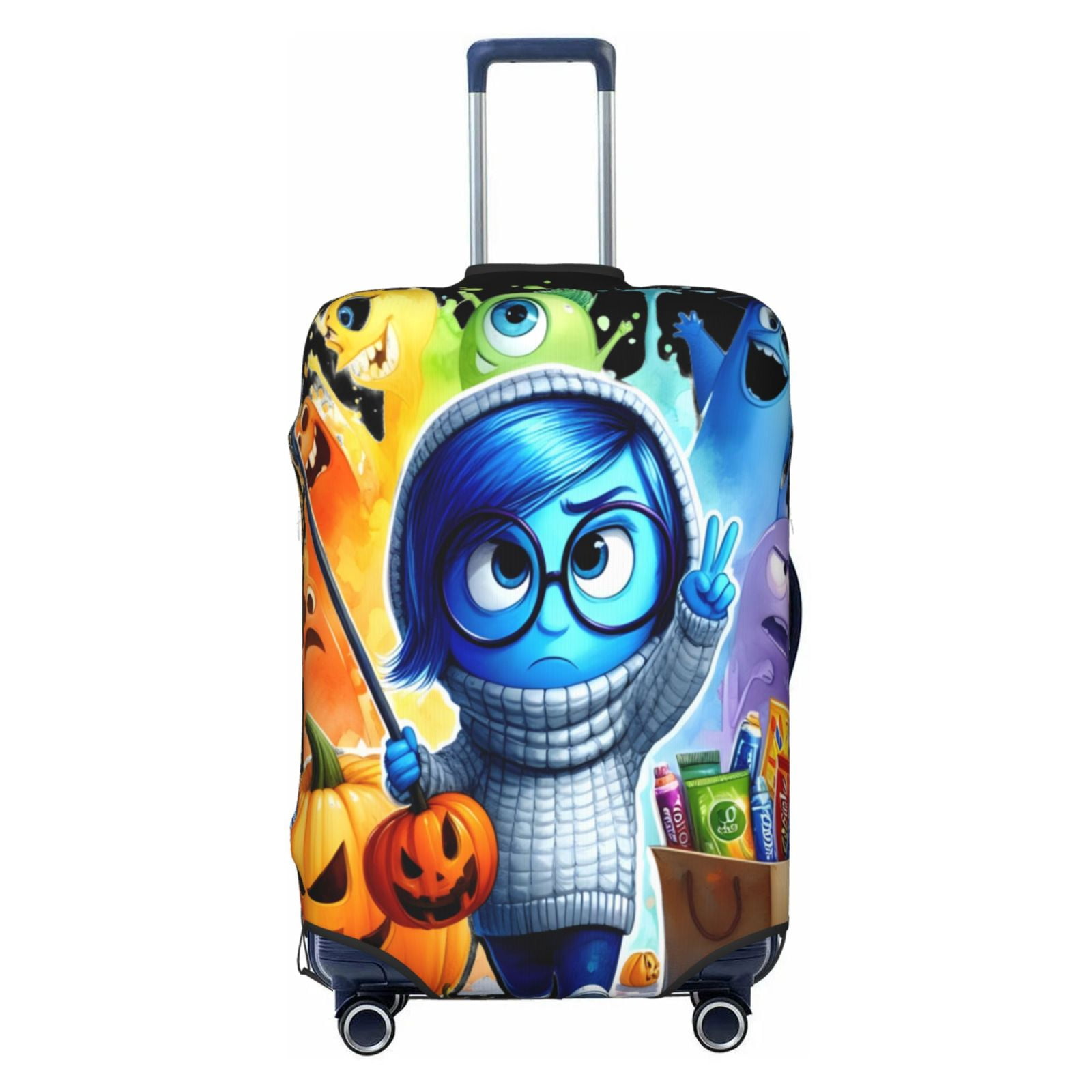 Inside Out Luggage Cover Approved Travel Suitcase Protector Elastic ...