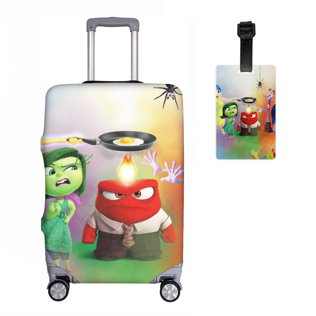 Inside Out Luggage Cover, Hard Shell Suitcase Cover with Luggage Tag ...