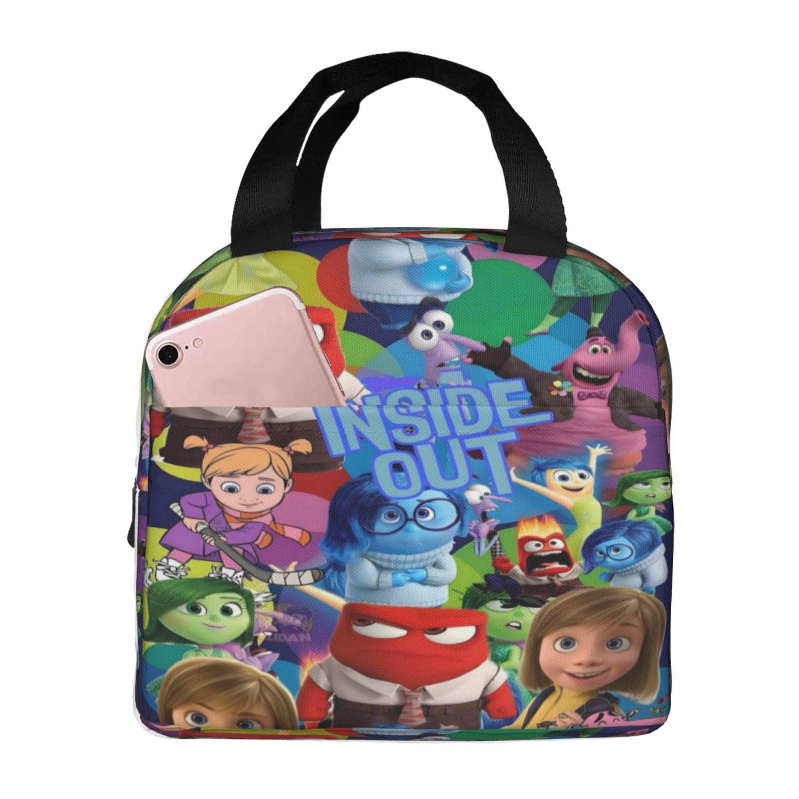 Inside O-u Lunch Bag Insulated Lunch Box Reusable Cooler Cartoon Lunch ...