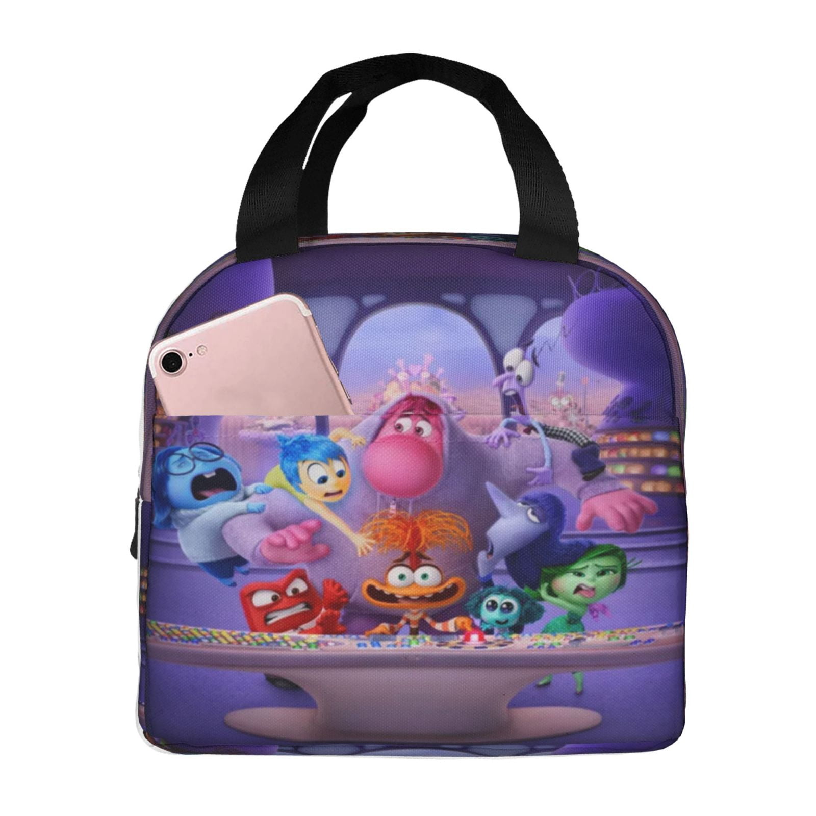 Inside O-u Lunch Bag Insulated Lunch Box Reusable Cooler Cartoon Lunch ...