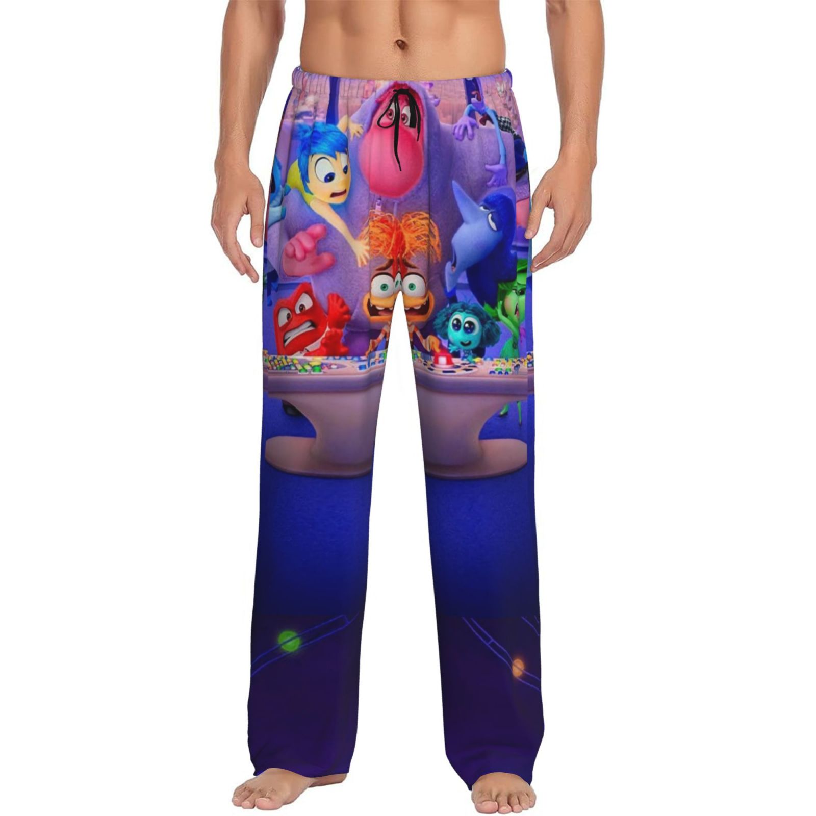 Inside Out Men's pajama pants with drawstring waistband pockets, casual ...