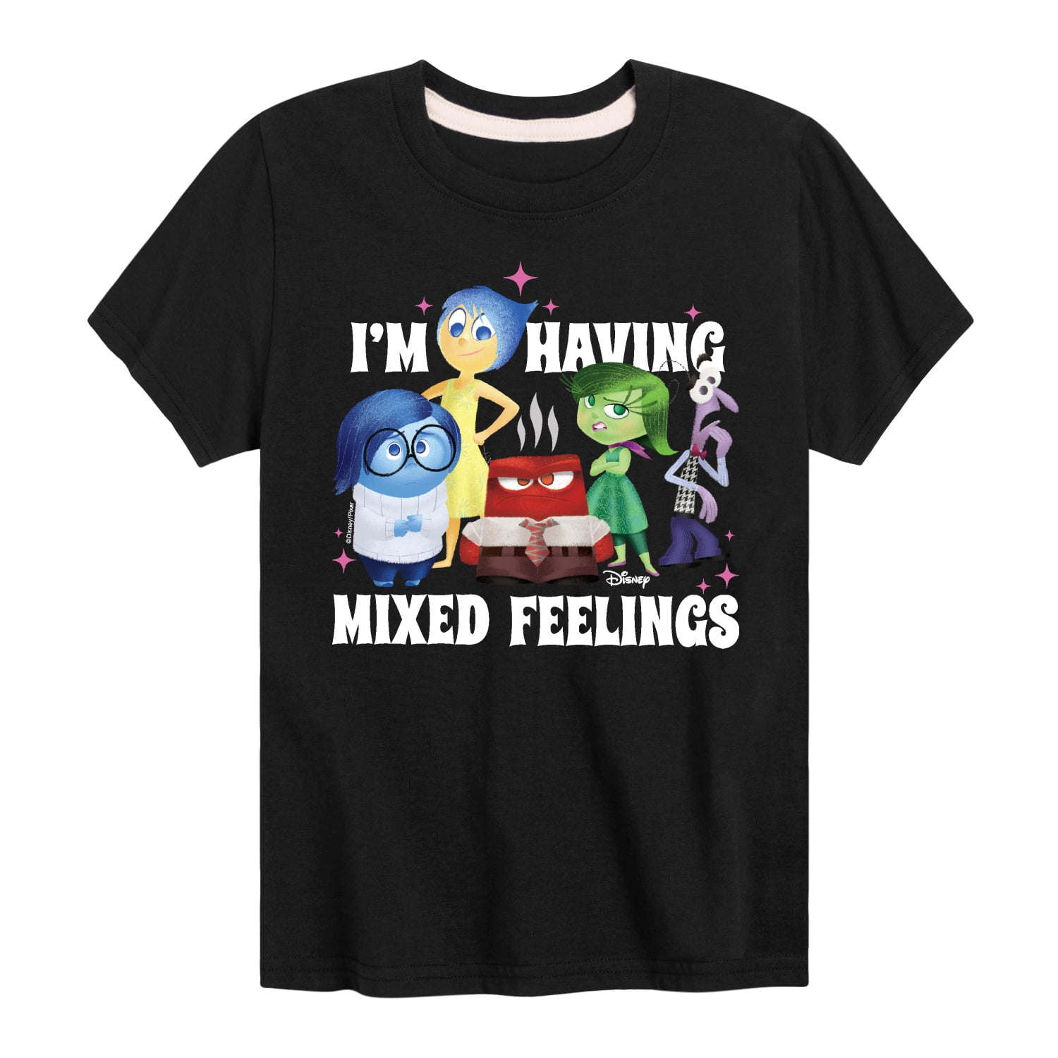 Inside Out - Mixed Feelings - Toddler And Youth Short Sleeve Graphic T ...