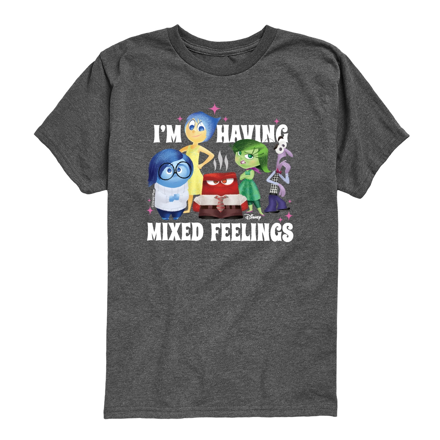 Inside Out - Mixed Feelings - Toddler Short Sleeve Graphic T-Shirt ...