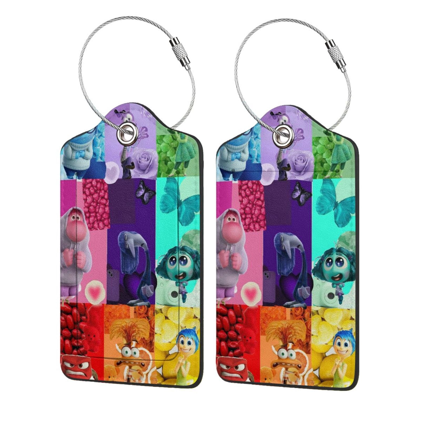 Inside Out Nine-grid pattern2 Luggage Tags for Suitcases Travel ID ...