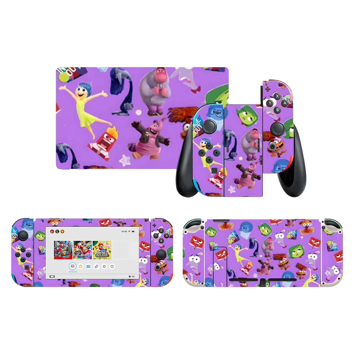 Inside Out Nintendo Switch Skin Stickers, Full Skin Protection Film ...