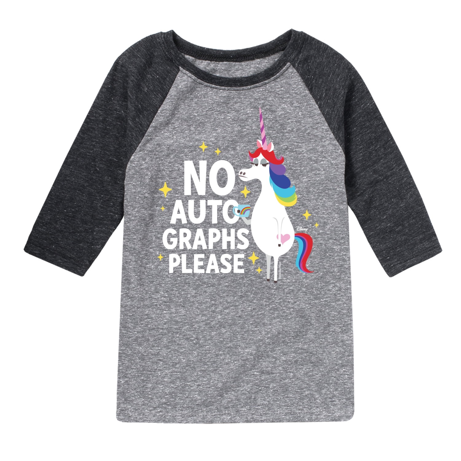 Inside Out - No Autographs Please -Toddler And Youth Raglan Graphic T ...